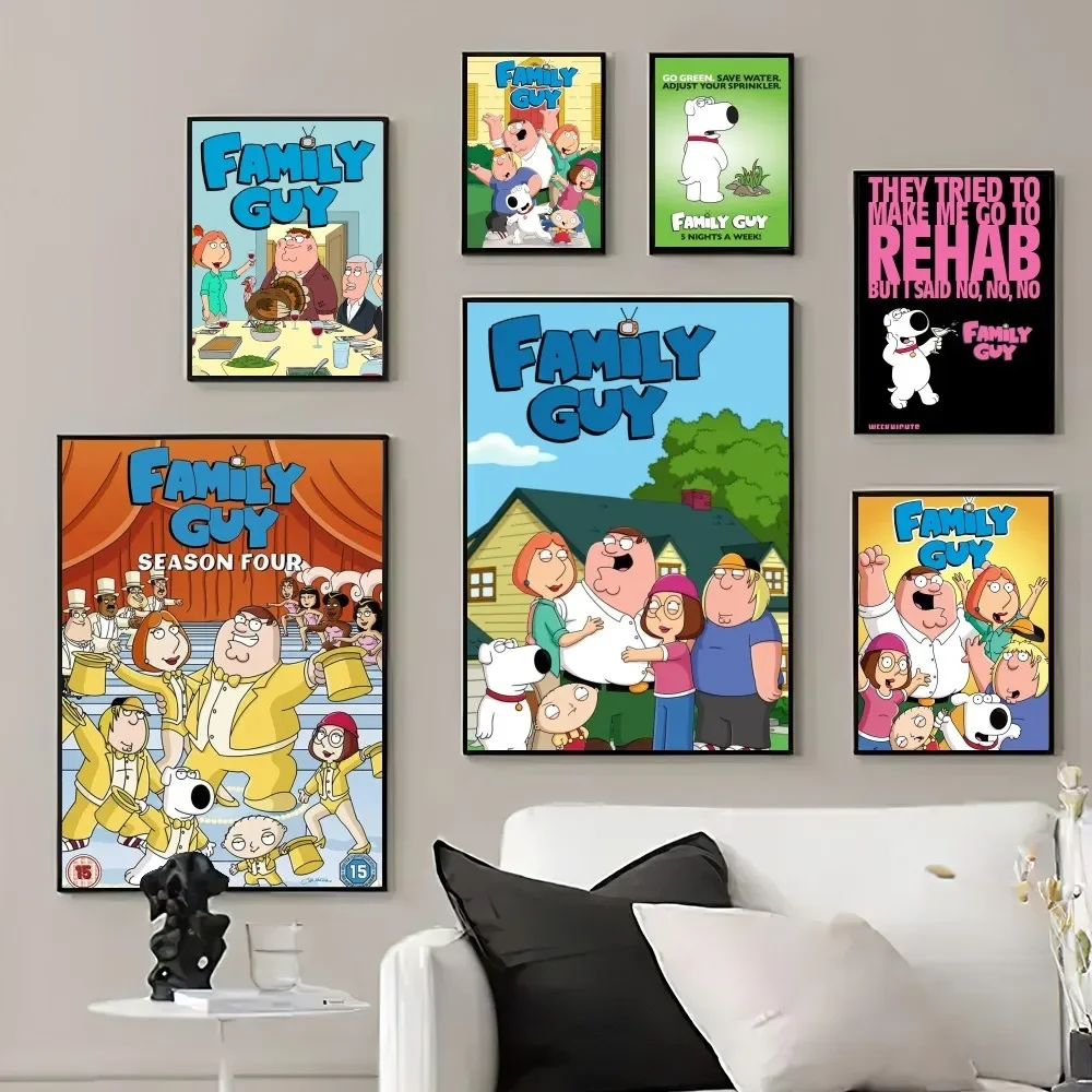 Cartoon-F-Family-G-Guy-Funny-Poster-Prints-Wall-Pictures-Living-Room ...