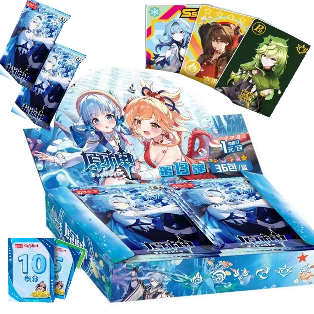 Game-Genshin-Impact-Collection-Cards-For-Fans-Anime-Character-Lumine ...