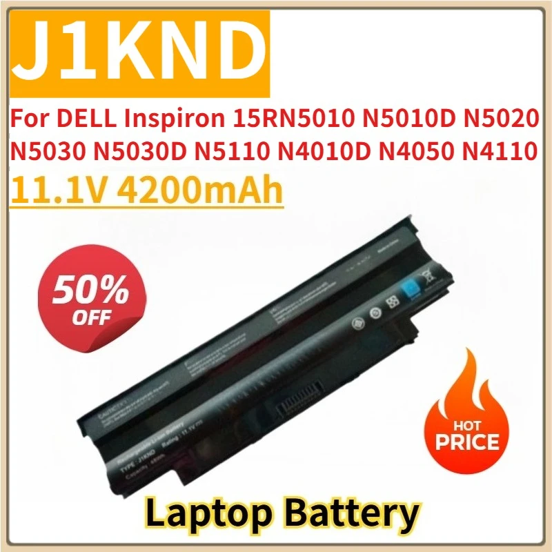 New Replacement Laptop Battery 11.1V 4200mAh J1KND for DELL Inspiron ...
