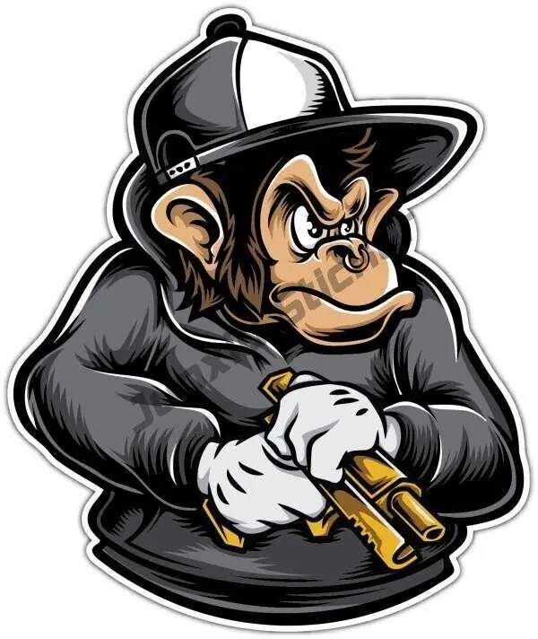 Gangster Monkey Cartoon