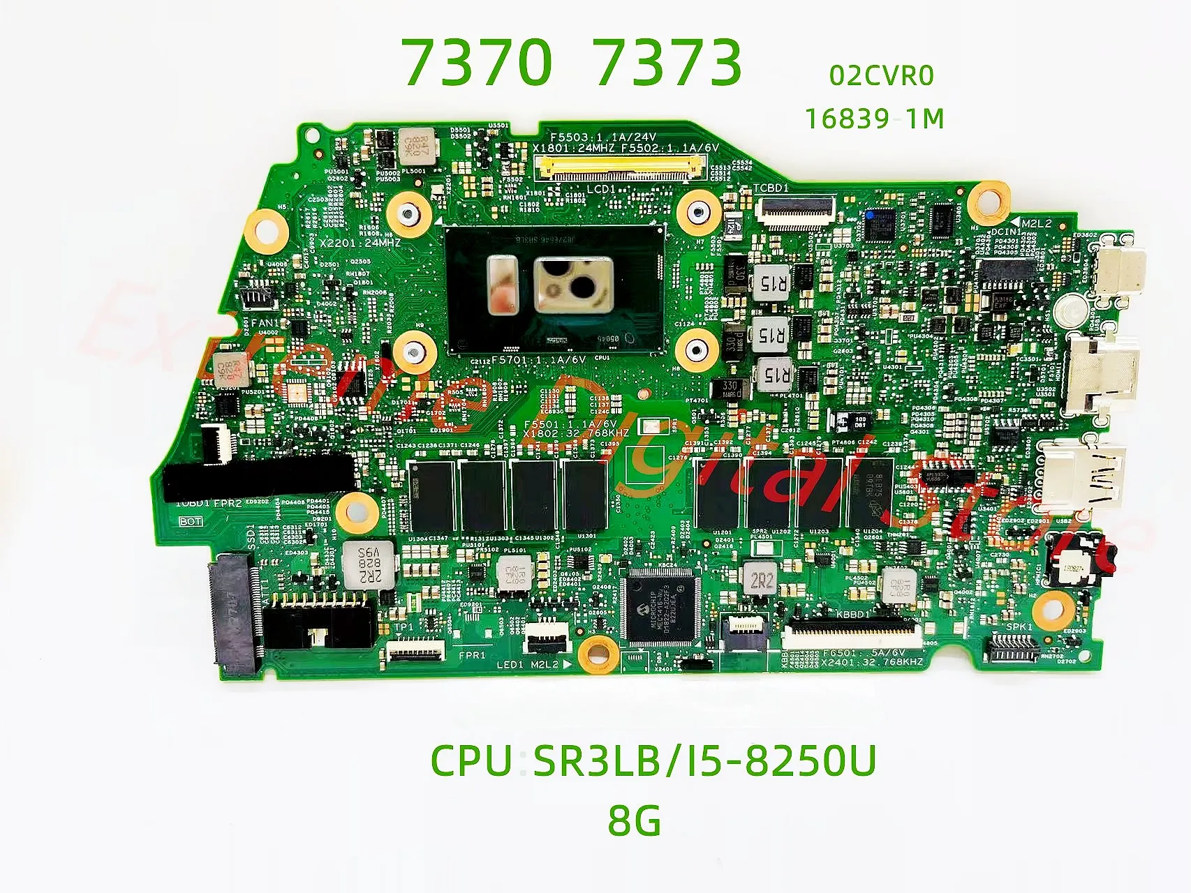 16839-1M-Motherboard-Is-Applicable-FOR-Dell-laptop-7370-7373-WITH-CPU ...