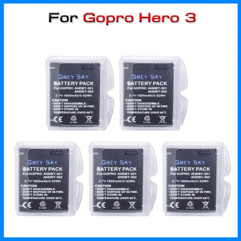 AHDBT-301-Battery-for-Go-Pro-Hero-3-3-gopro3-gopro-3-Hero3-Battery ...