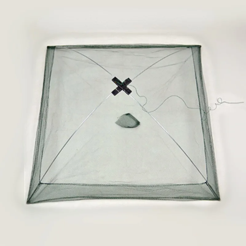 Portable-60-60cm-Folding-Fishing-Net-Nylon-Network-Shrimp-Fish-Net ...