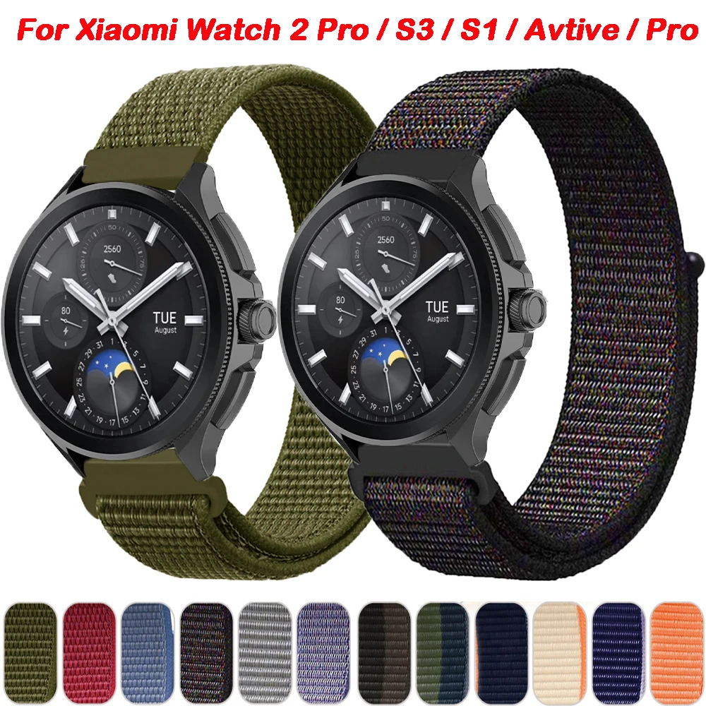 22mm-Nylon-Watch-Strap-For-Xiaomi-mi-Watch-2-Pro-Sports-Watchband-For ...