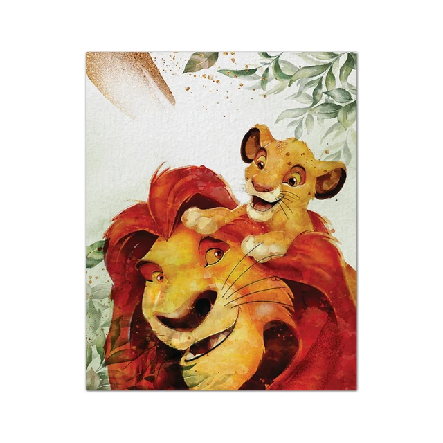 Lion King Baby Simba Painting