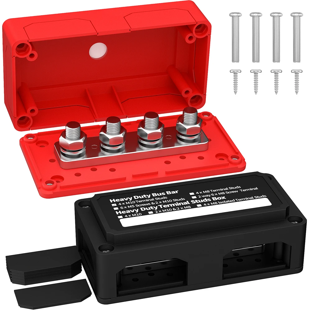 300A Bus Bar Heavy Duty Power Distribution Block Busbar Box Module ...