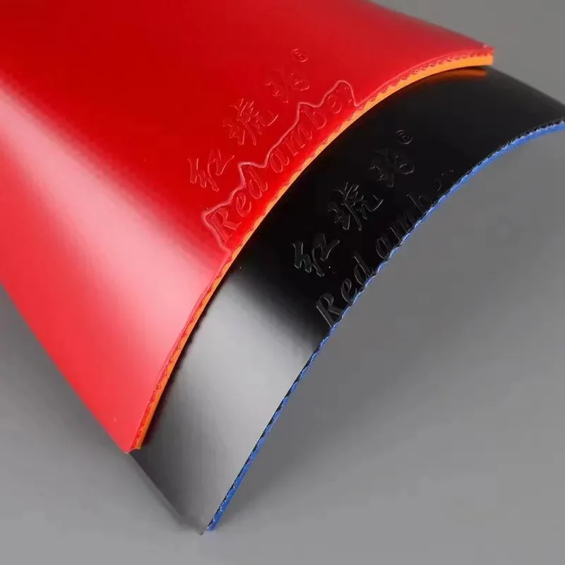 Red-Amber-Table-Tennis-Rubber-Highly-Elastic-Stick-Rubber-Pips-In-Ping ...