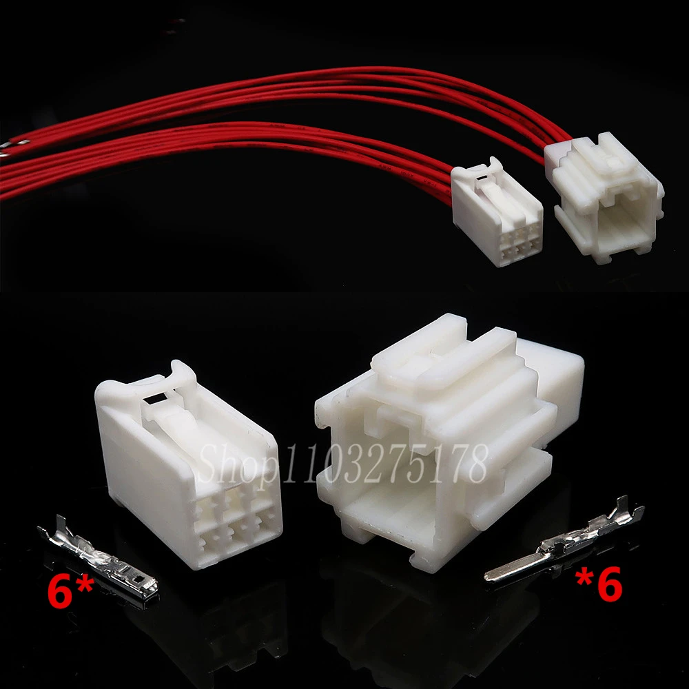 1-Set-6-Pin-7187-8846-7186-8846-Male-Female-Auto-Wiring-Harness ...