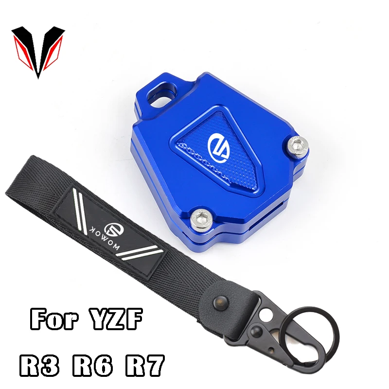 Motorcycle-CNC-Key-Case-Cover-Keyring-Key-Chain-for-YAMAHA-R6-R3-R1-R7 ...