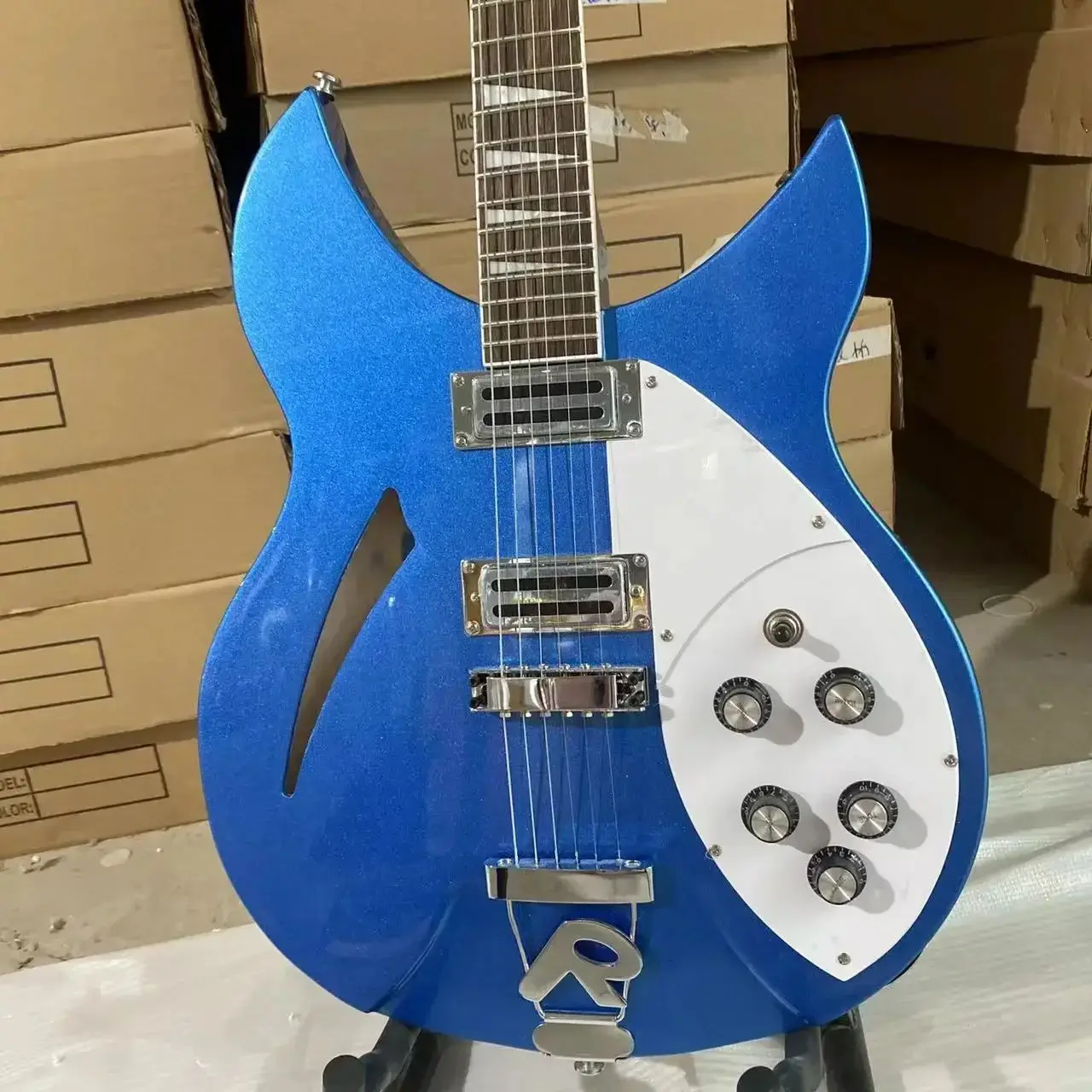 Guitarra-Rickenbacker-330-Color-azul-met-lico-cuerpo-de-Arce-diapas-n ...
