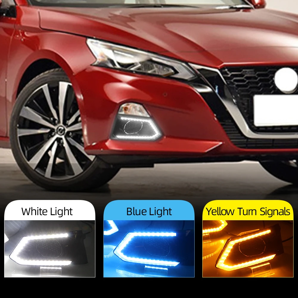 2PCS For Nissan Altima Teana 2019 2020 2021 LED Daytime Running Light ...