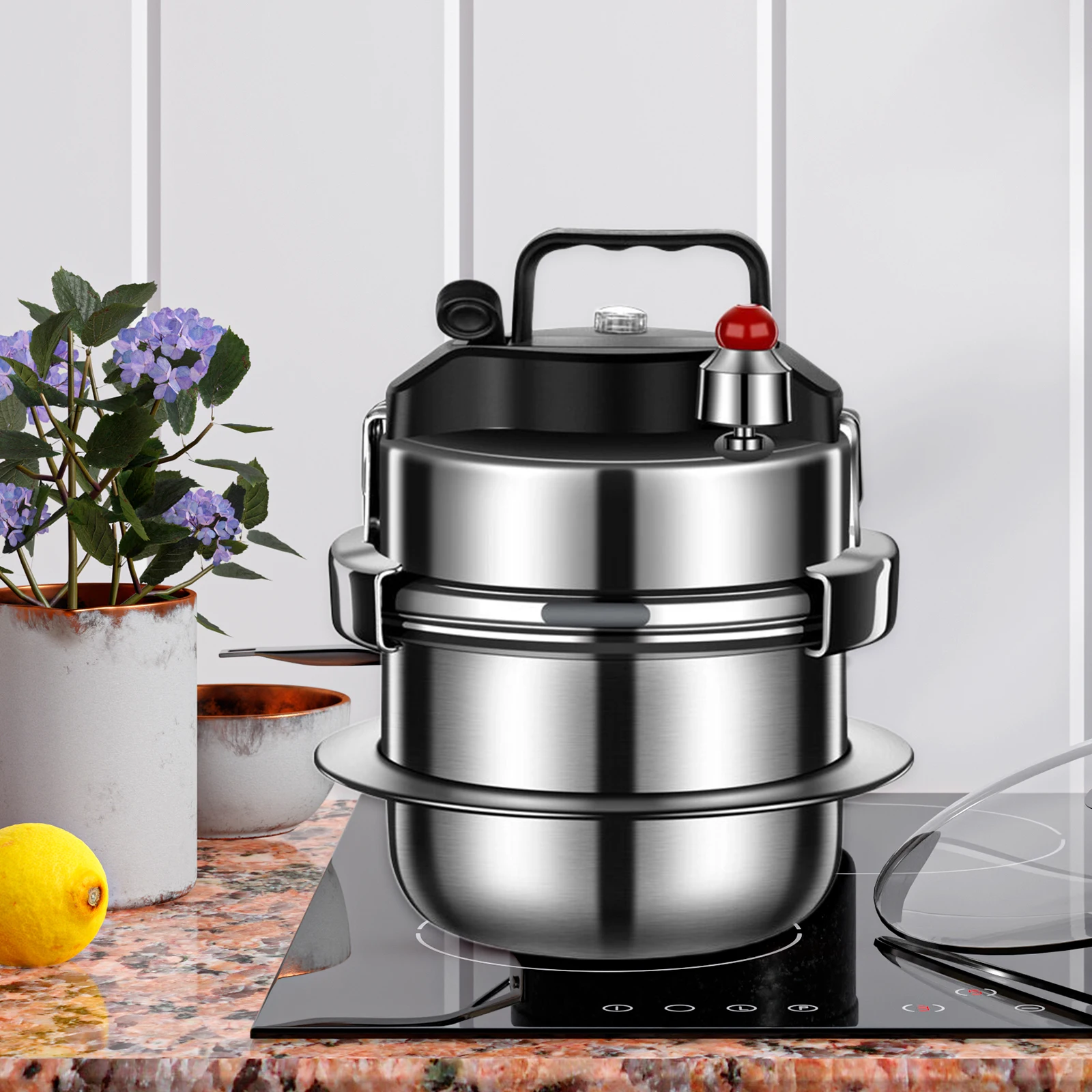 304 Stainless Steel Non-stick Portable Micro Pressure Cooker Outdoor ...