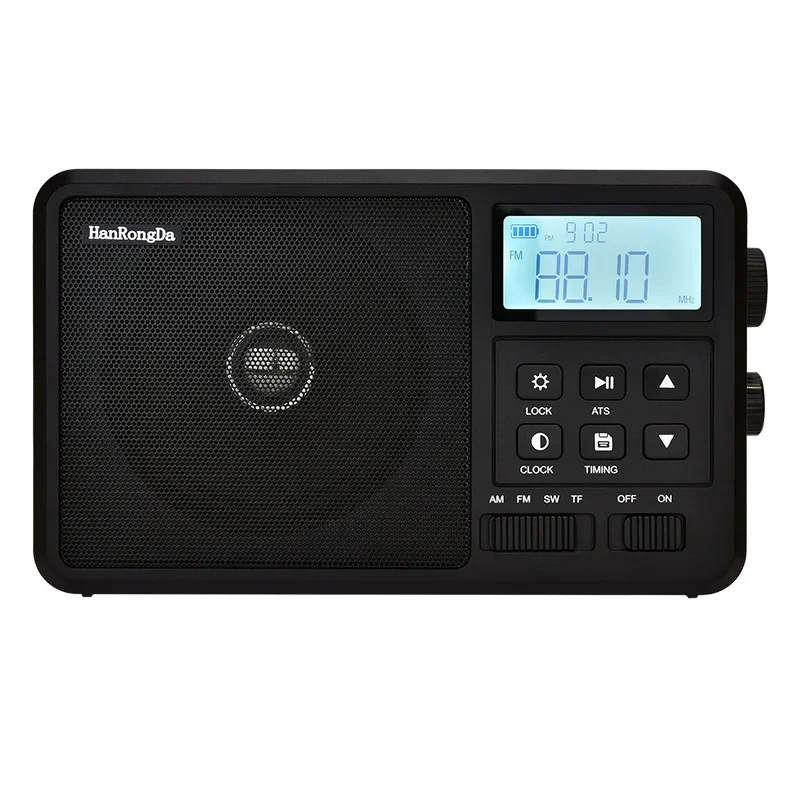 Han-rong-da-HRD-206-Radio-FM-AM-SW-port-til-pantalla-grande-LCD-banda ...