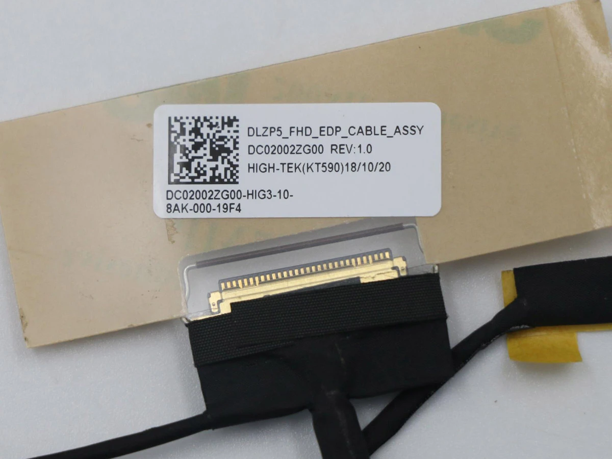 Edp Cable For Lenovo Yoga 730-15ikb 730-15iwl 81cu 81js Lcd Touch Flex ...