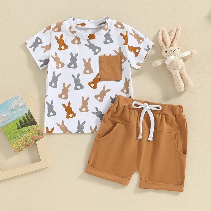 2024-01-08-Lioraitiin-0-3Y-Kid-Baby-Boys-Easter-Shorts-Sets-Short ...