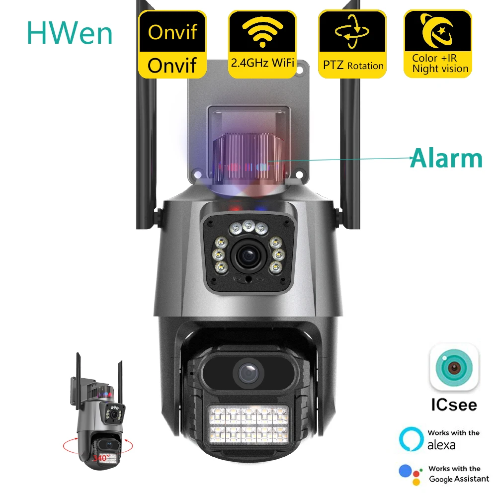 HWEN-Cam-ra-de-surveillance-IP-WiFi-8MP-4MP-avec-alarme-cran-pour ...
