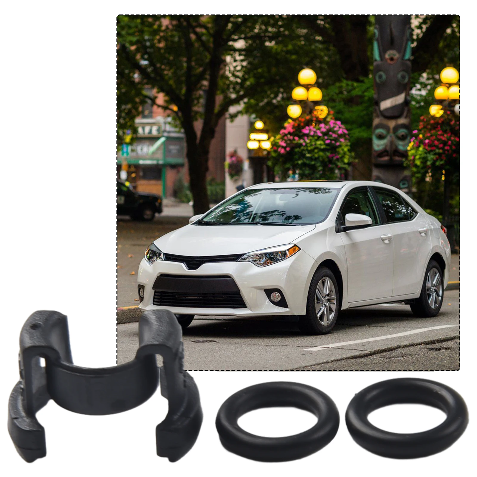 1 Set A/C Condensor Hard Line Lock Clamp Clip 88718-1E150 For Toyota ...