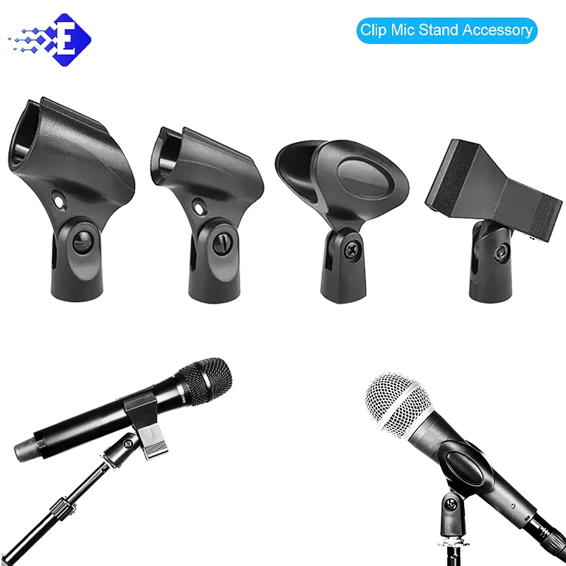 Universal-Microphone-Clip-For-Shure-Mic-Mount-Holder-Handheld-Wireless ...