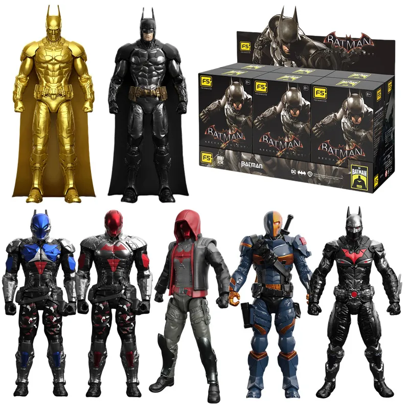 DC-Justice-League-toy-11cm-Gold-Batman-Arkham-Knight-Deathstroke-Red ...