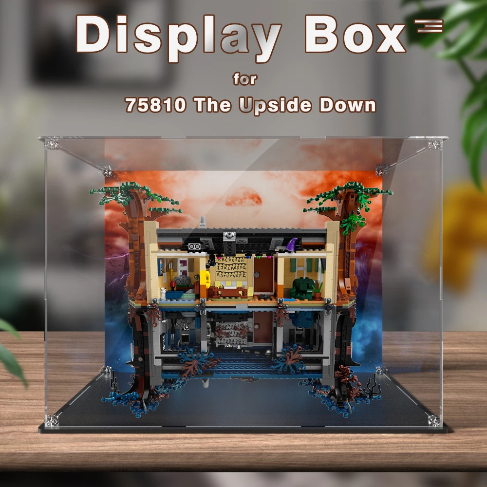 Acrylic Display Box for Lego 75810 The Upside Down Dustproof Clear ...
