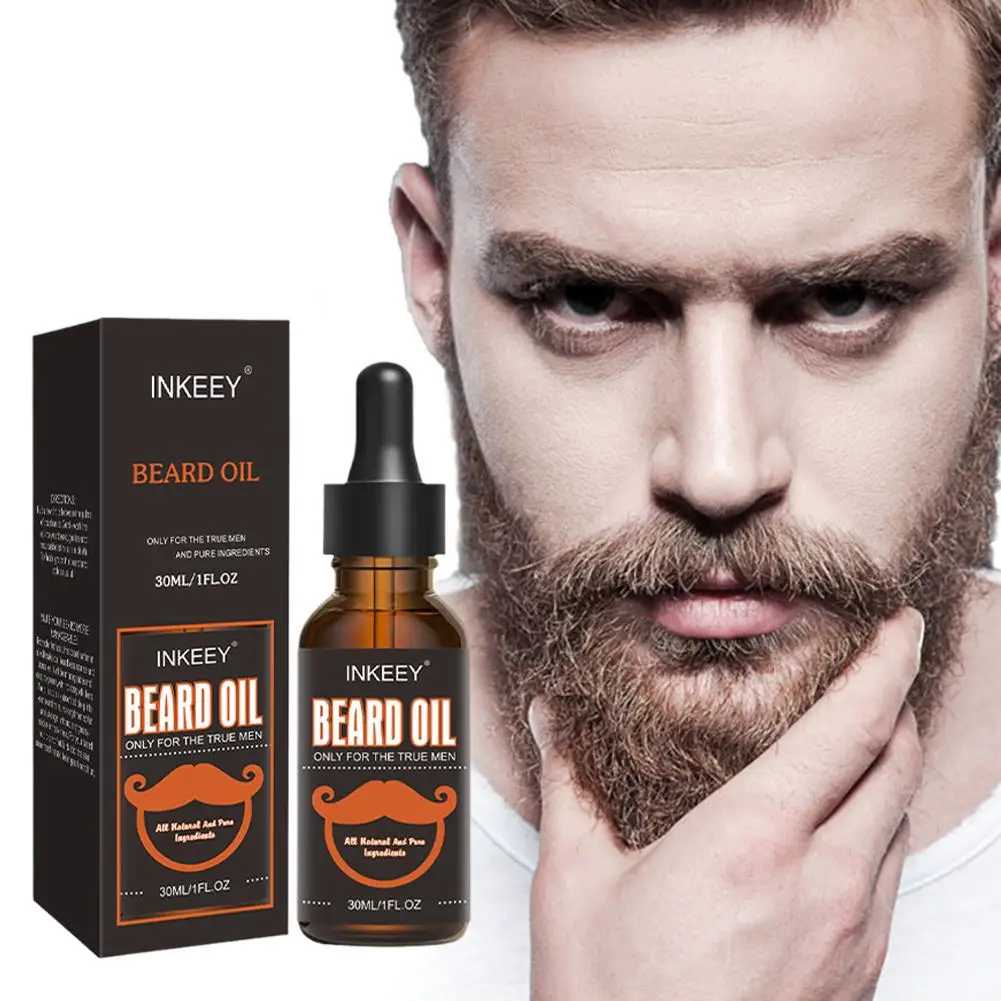 30ml-Beard-Care-Oil-For-Men-Natural-Organic-Beard-Care-Fast-Shine-Soften-Beard-Strengthens ...