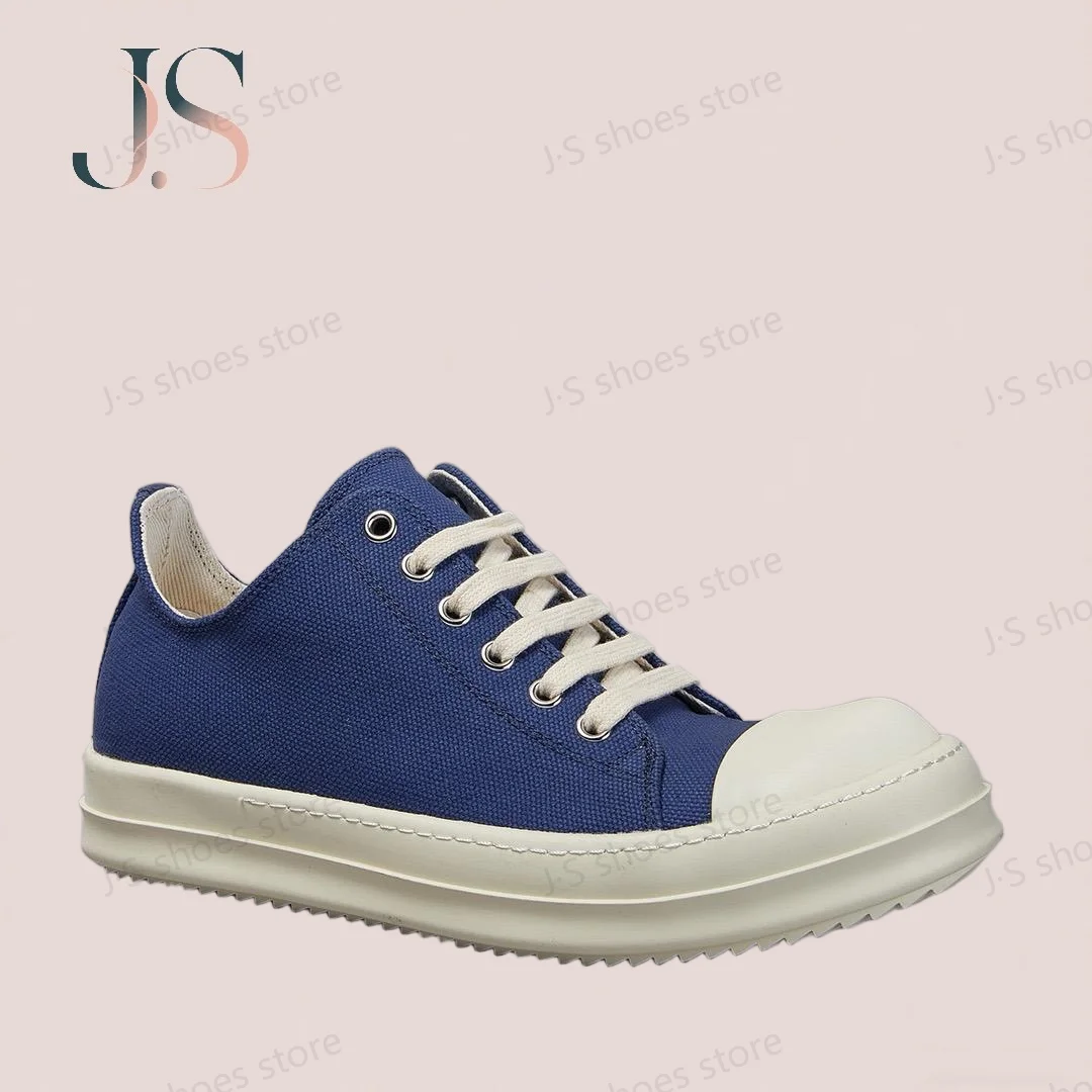 Brand R-o Retro Designer Men Shoe Women Sneakers Blue Canvas Low Top ...