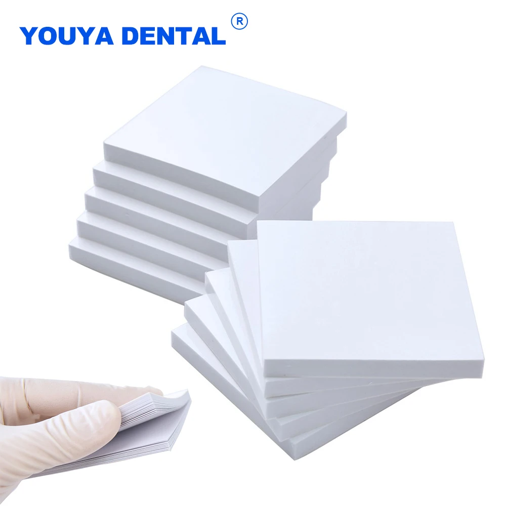 Dental Disposable Mixing Paper 50 Sheets Thickening White Cementing ...