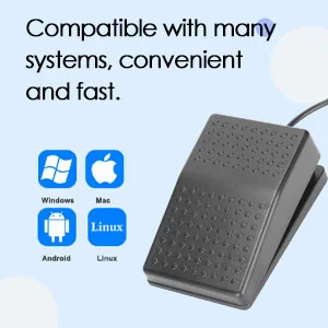 USB-Foot-Switch-Pedal-USB-A-Interface-Type-Computer-Foot-Pedal ...