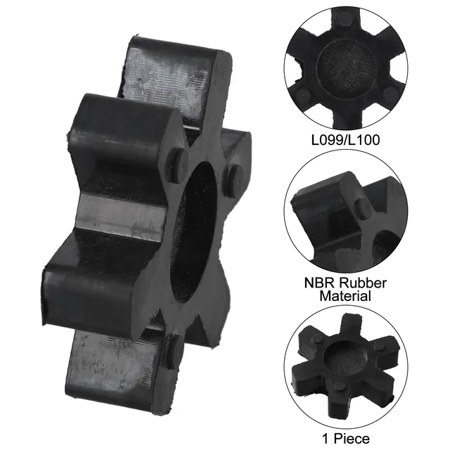 Lovejoy Coupler For Log Splitter L075 1/2 X 7/8 Flexible 3-PC L-Jaw ...