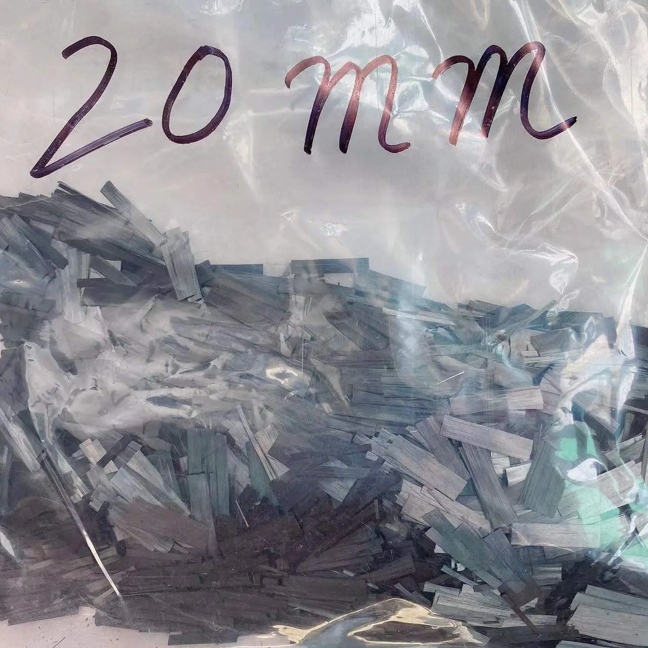 Flake Shape 9mm&20mm Chopped Carbon Fiber Short Cut Forging Pattern Car ...