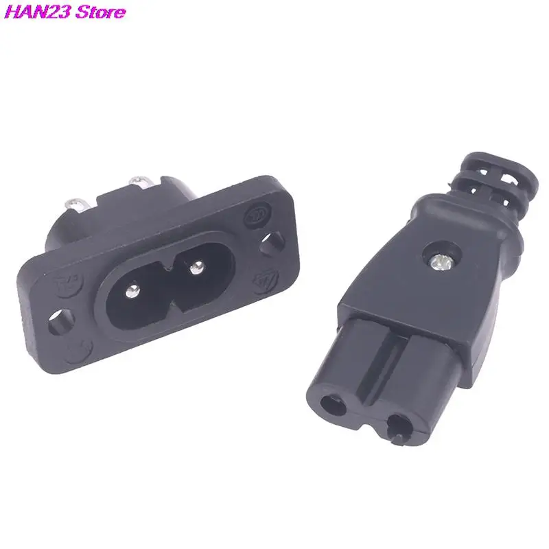 1PC 250V 2.5A Male Power Socket Female Plug Power Outlet Embedded ...