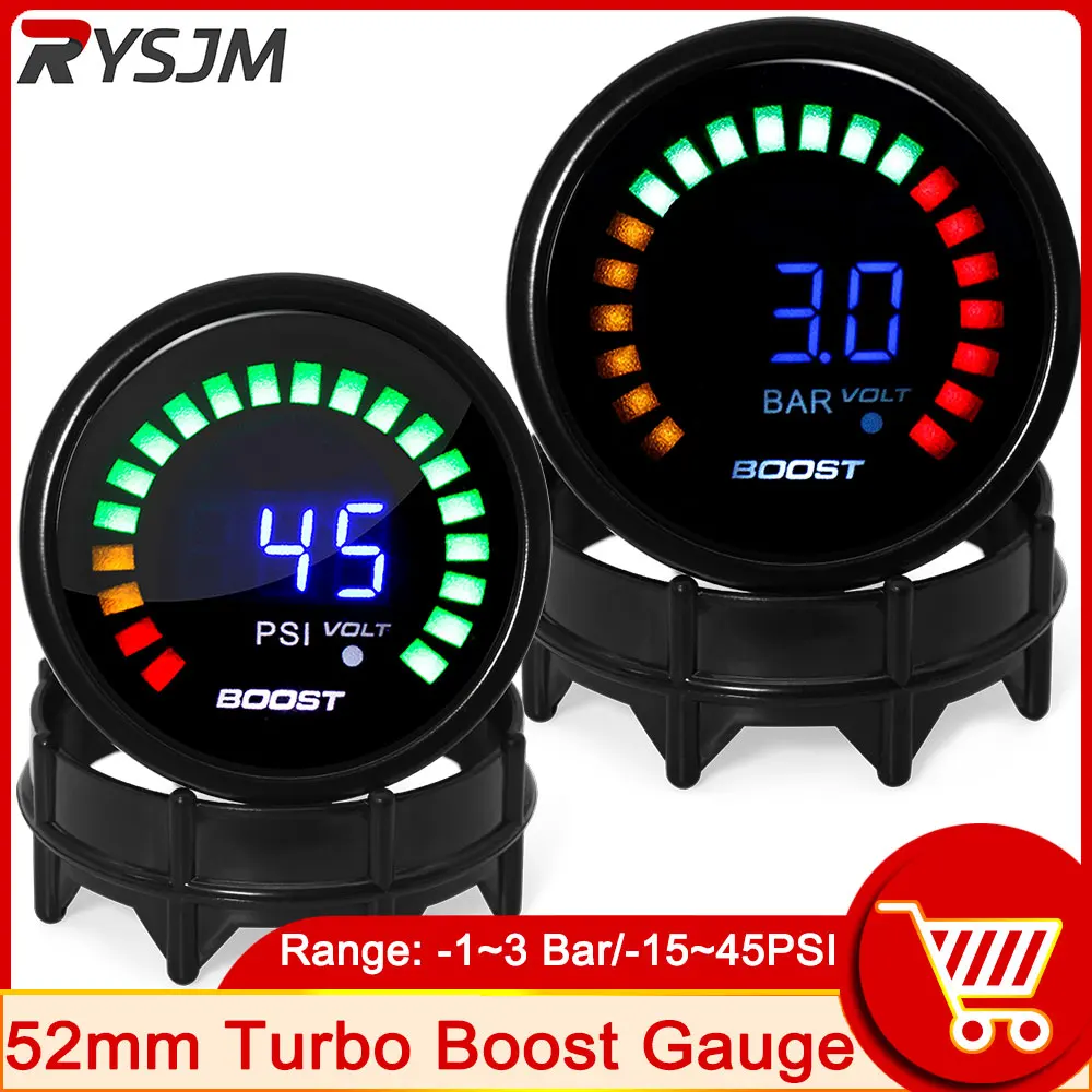 AD Auto Gauge Digitale Turbo Manometer 52mm Turbo Boost Gauge -1 ~ 3 ...
