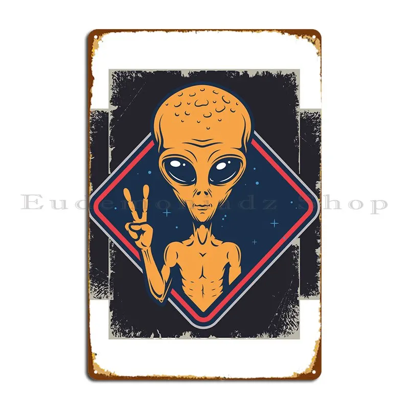 Posters-Aliens-Art-Metal-Signs-Customized-Decoration-Rusty-Wall-Mural ...
