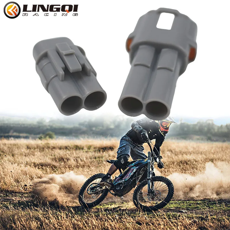 LYNNCHI-Motorcycle-2-Pin-Headlight-Sensor-Plug-Wire-Connector-Socket ...