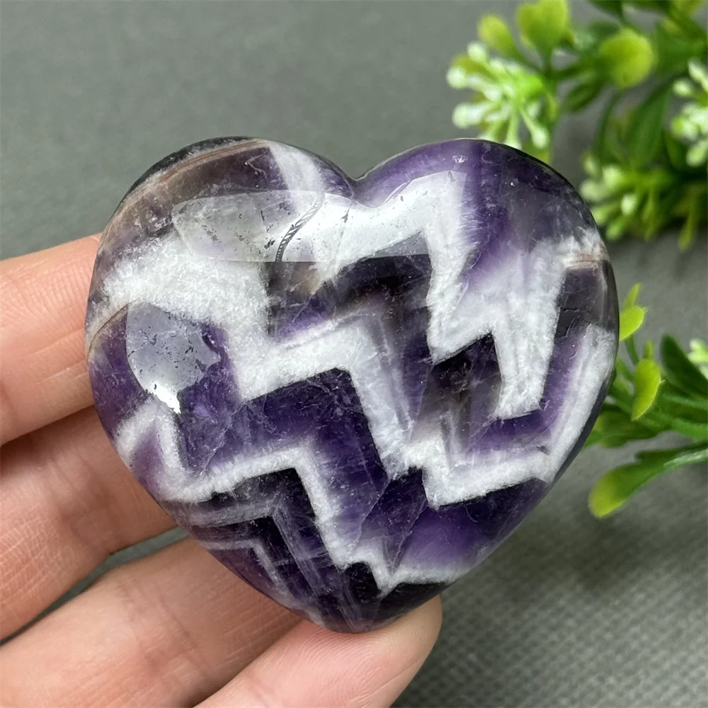 Natural Rare Fantasy Amethyst Love Palm Playing Reiki Healing Altar ...