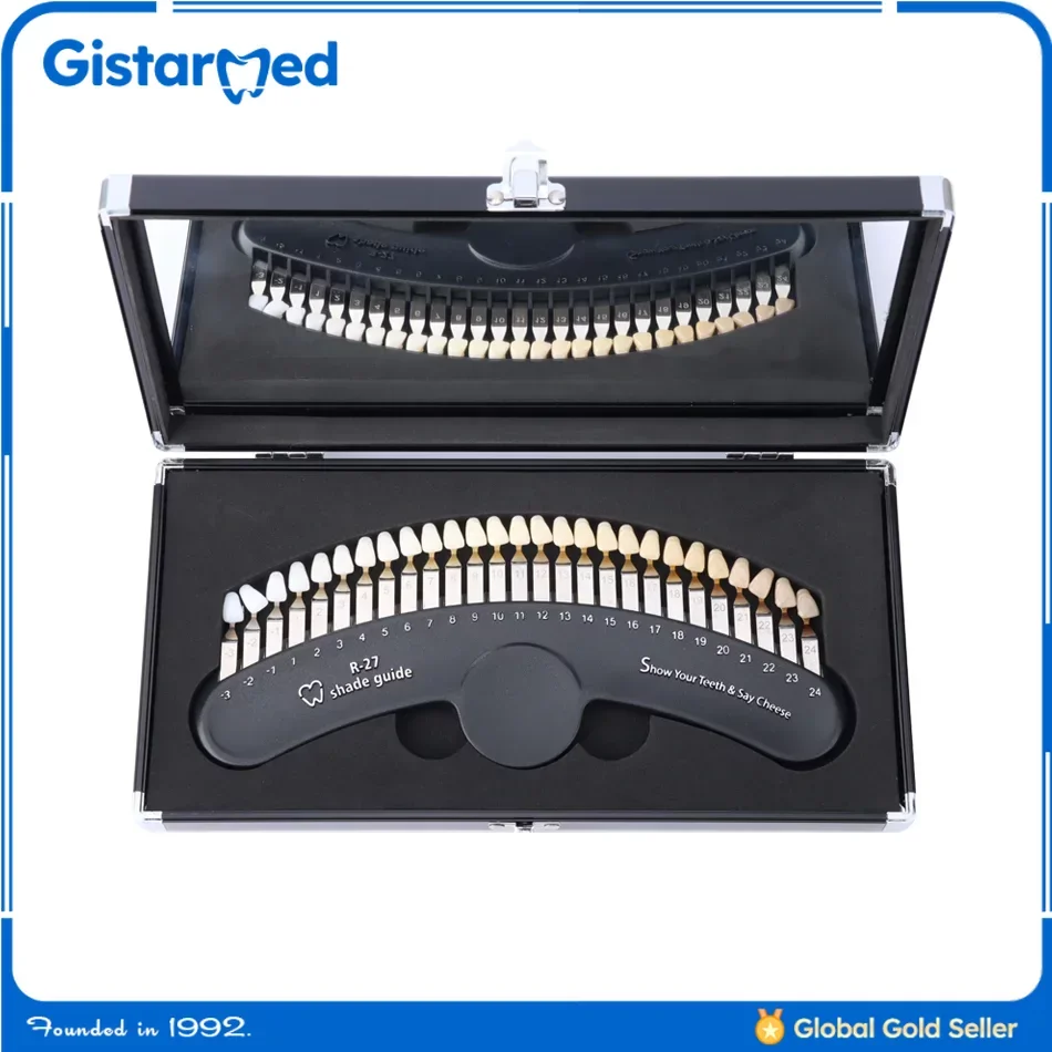 GISTAR-Dental-Tooth-Whitening-Products-Bleach-Shade-Guide-27-Colors-Tooth-Model-Colorimetric ...