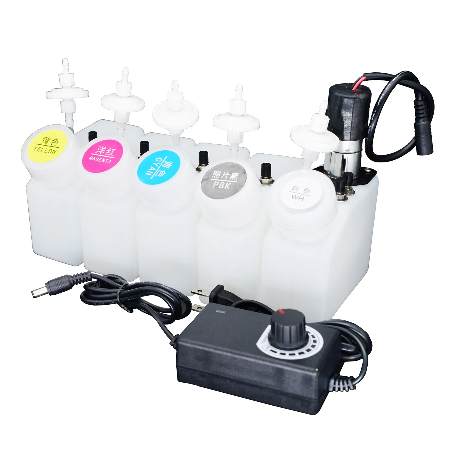 DTF-White-Ink-Tank-250ml-For-Epson-L1800-R1390-1400-1500W-L800-L805 ...