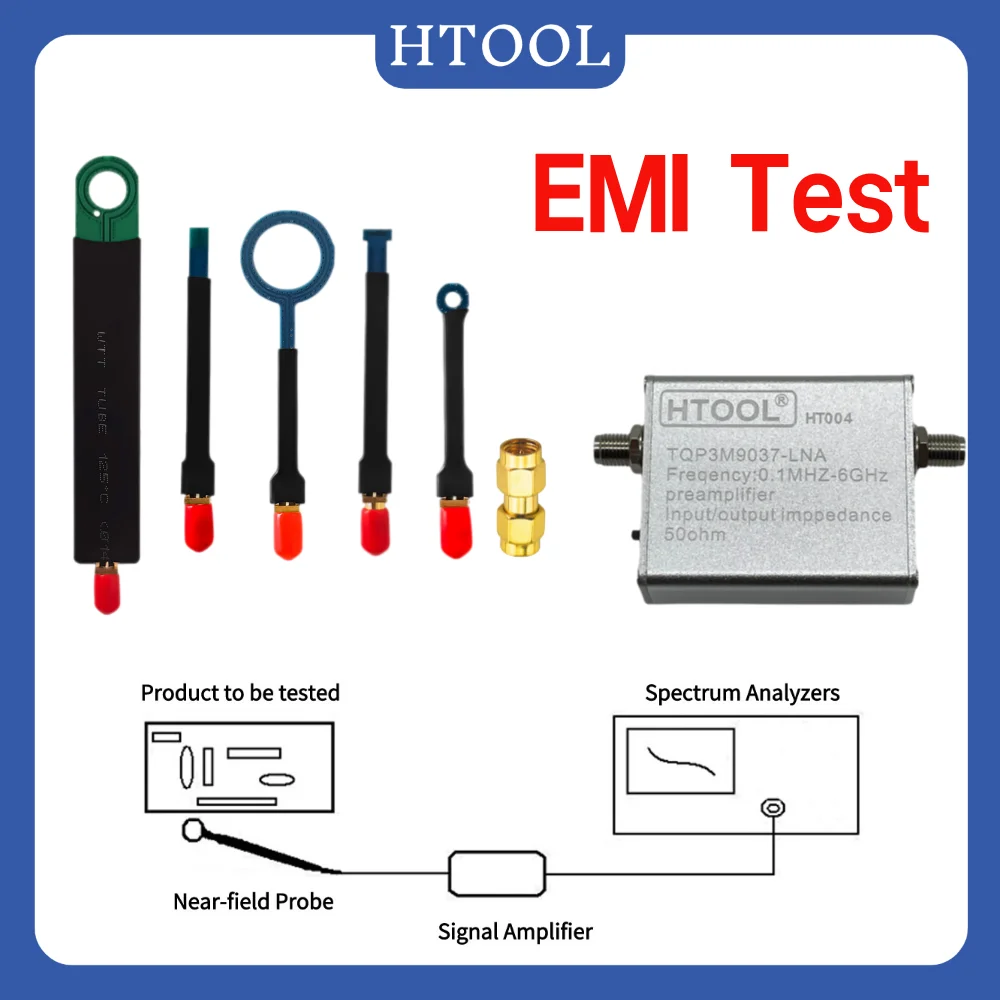 HTOOL-HT03-EMI-Test-Near-Field-Probe-9KHz-3GHz-Low-Noise-Amplifier-100K ...