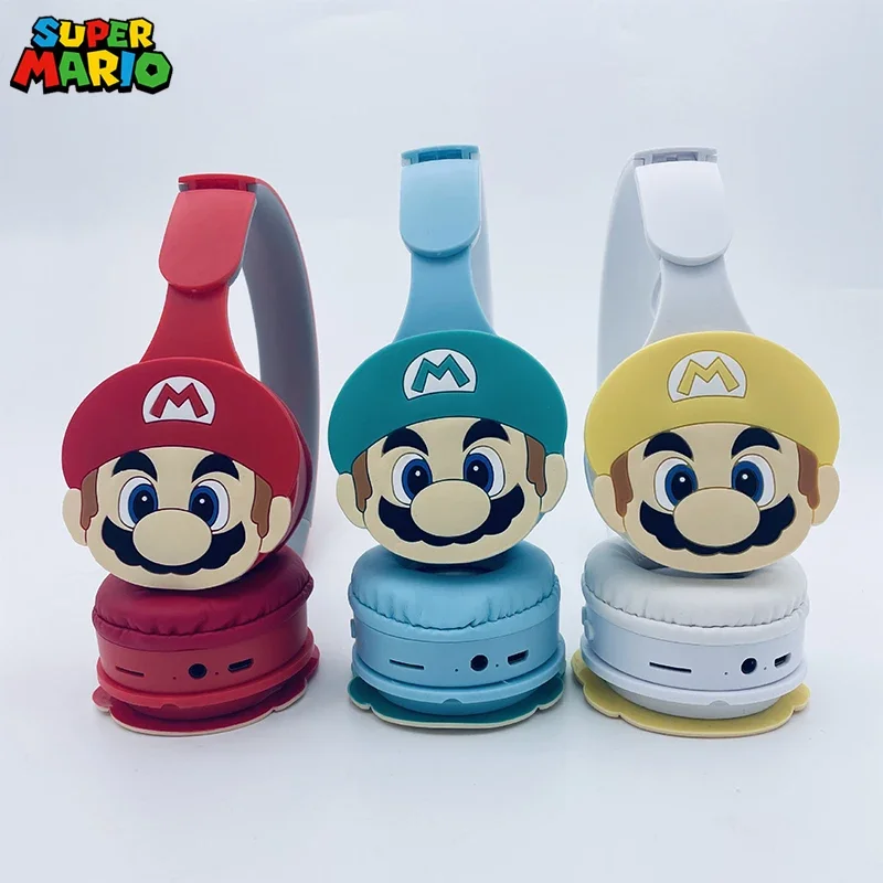 Game-Super-Mario-Bro-Wireless-Bluetooth-Headphones-5-0-Anime-Headset ...