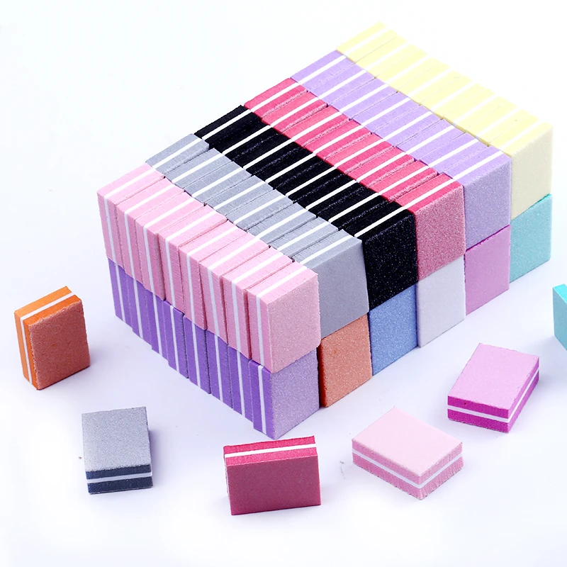 10-25-50pcs-lot-Double-sided-Mini-Nail-File-Blocks-Colorful-Sponge-Nail ...