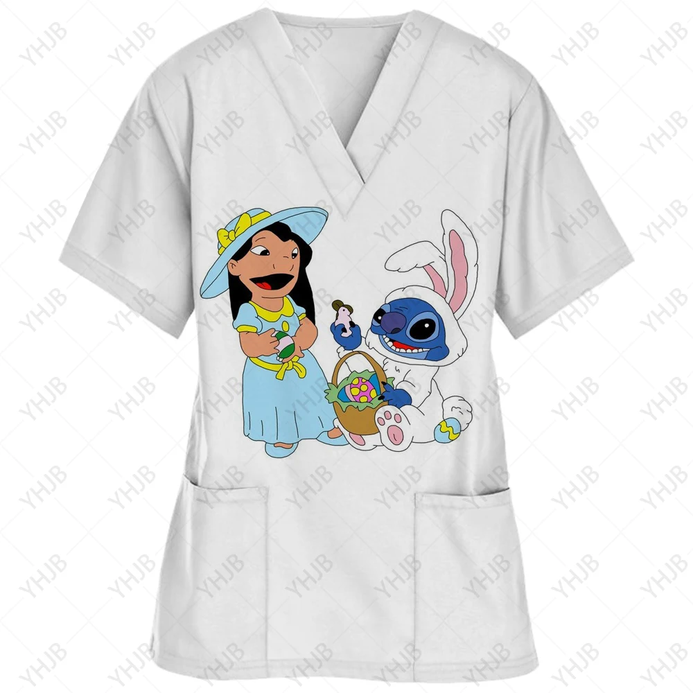 Uniforme clínico de enfermera de Disney Star Baby Stitch, uniforme de ...