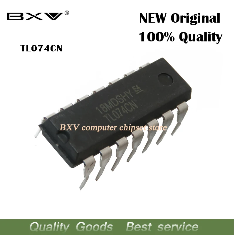 10PCS TL074CN DIP14 TL074 DIP 074CN DIP new and original IC ...