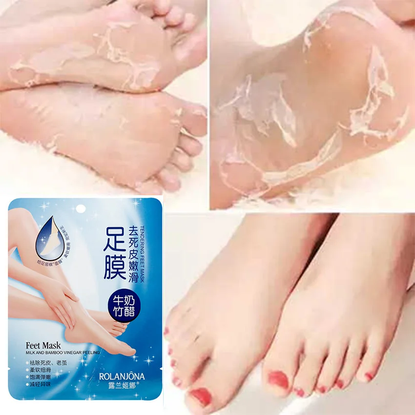 1 Pair 2pcs Feet Mask Care Exfoliating Peel Foot Mask Baby Soft Feet ...