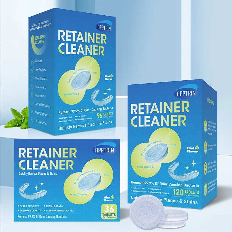 Denture Clean Care Retainer Cleaner Tablets Effervescent Tablet ...