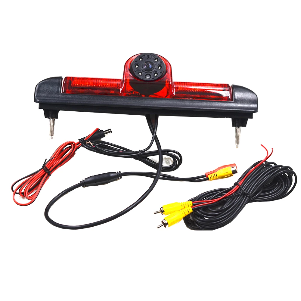 170 Degree Car 3rd Brake Light Rear View Camera Waterproof Night Vision ...