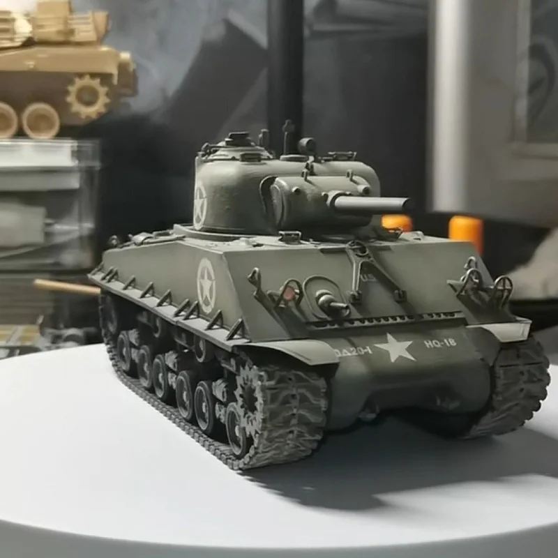 Rc Henglong Large Remote Control Tank M4a3 Sherman Multi Functional ...