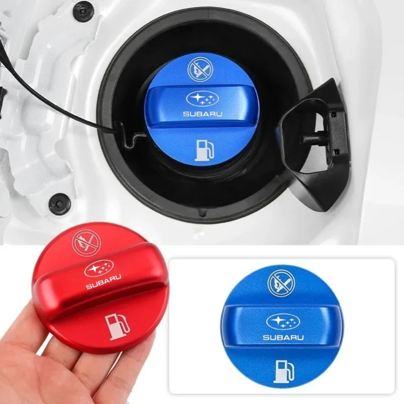 Car Logo Fuel Tank Cap Metal Protection Cover for Subaru STI Forester ...