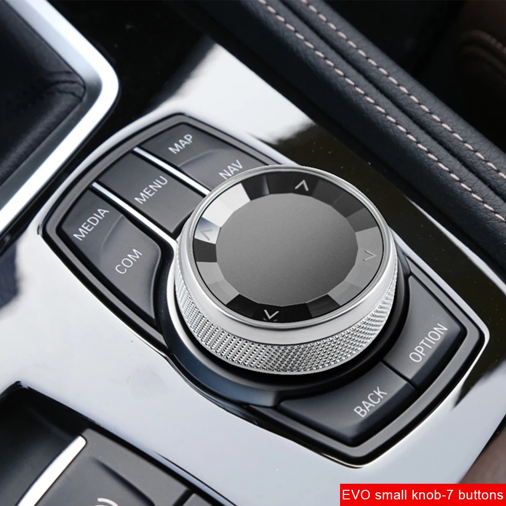 BMW IDrive Knob Cover ABS Ceramic Multi-Media Control Knob Trim ...