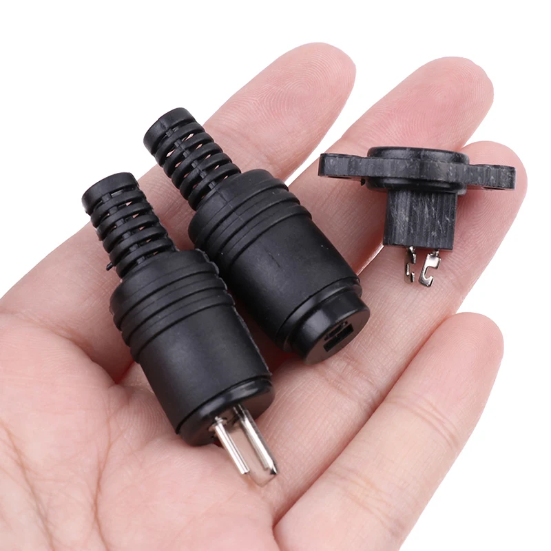 1pcs 2 Pin DIN Speaker Wire Plug 2P Hifi Loudspeaker Cable Solder ...
