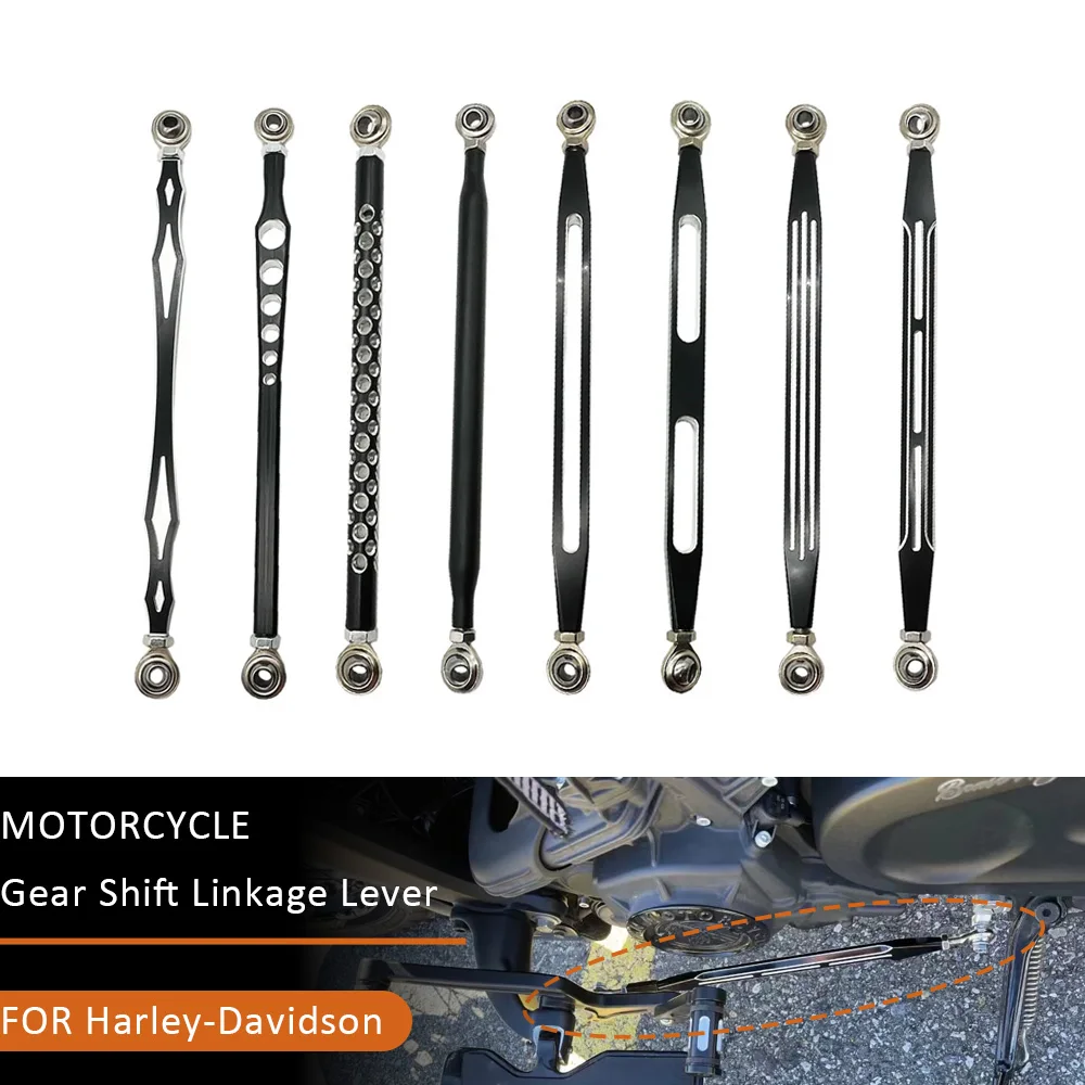Motorcycle-Gear-Shift-Linkage-Lever-CNC-315mm-Aluminum-Fit-For-Harley ...